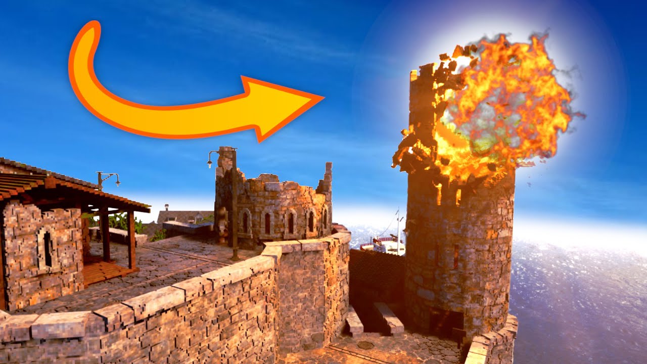 I Destroyed A MEDIEVAL CASTLE In Teardown - YouTube