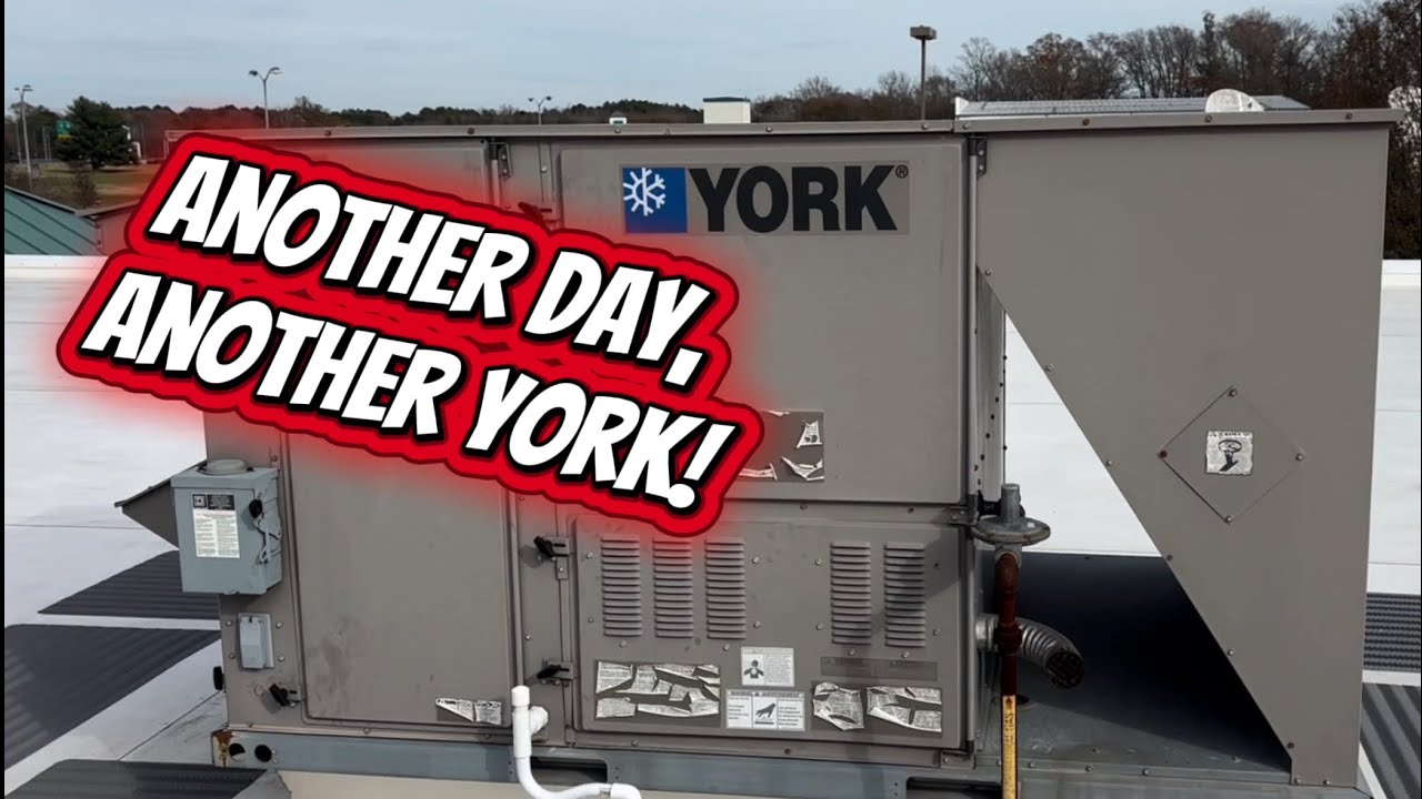Another Day, ANOTHER York! RTU Not Heating, REPAIRED! - YouTube