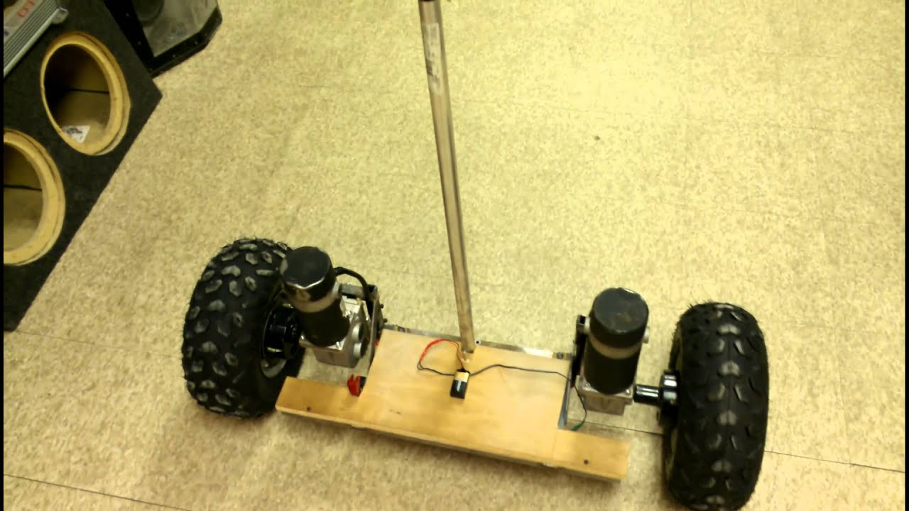 Home made segway prototype 3 - YouTube