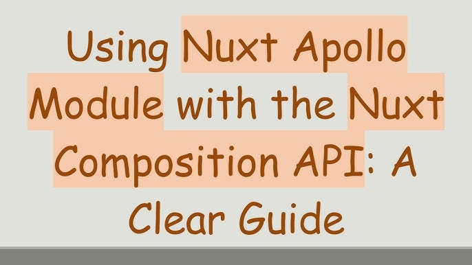 Nuxt Apollo Nuxt Apollo