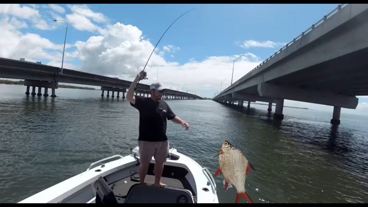 Fishing this Bridge 156 pylons YouTube - YouTube