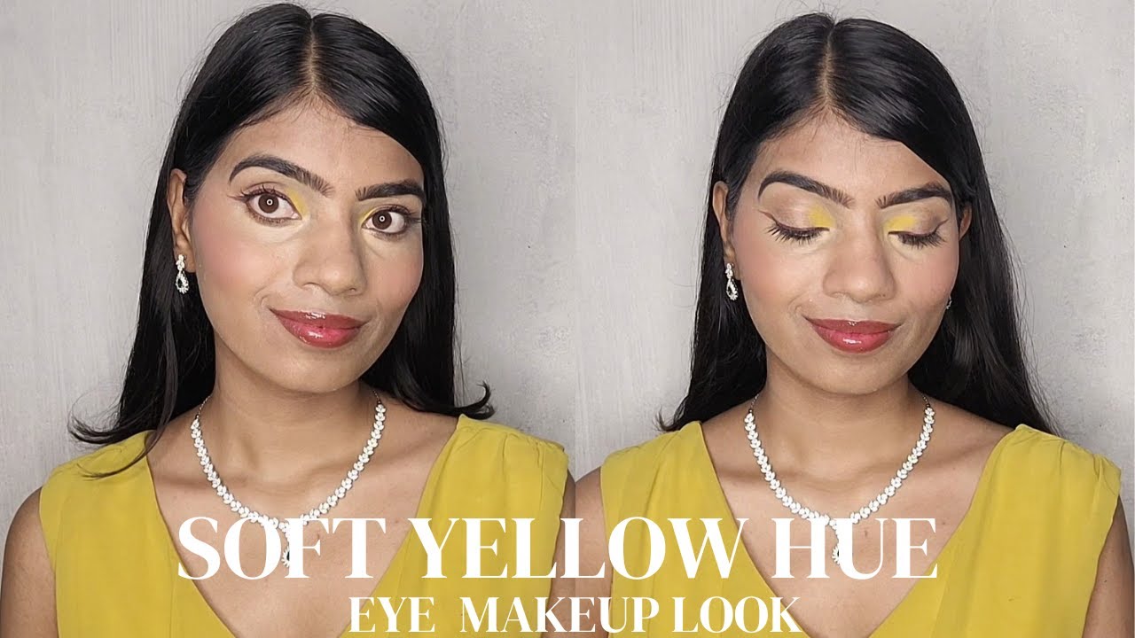 Soft Yellow Hue Eye Makeup Look | The Wearable Color Trend | 2026 ...