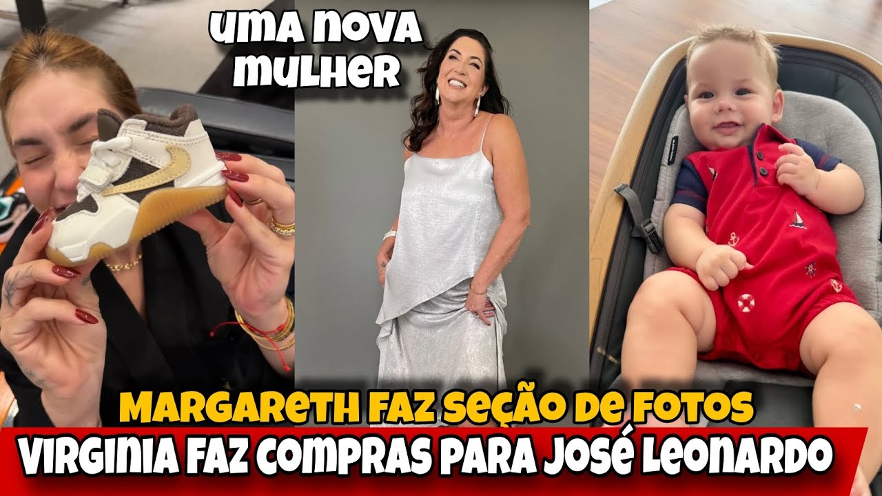 uma nova mulher Margareth arrasa em seção de fotos/ Virginia faz ...