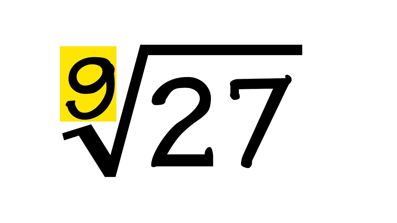 no one does the 9-th root - YouTube