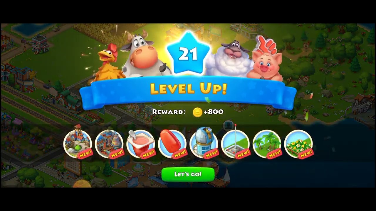 TOWNSHIP Gameplay Level 20 to 55 - YouTube