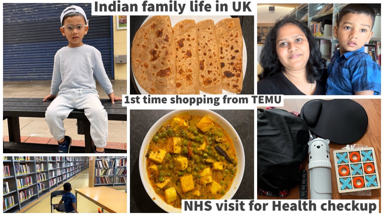 Indian family life in UK 🇬🇧 //1st time shopping from TEMU shopping 🛍️ ...