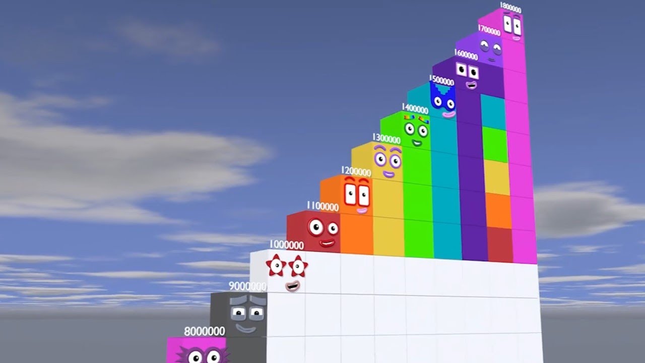 New Meta Numberblocks Step Squad NEW 80 to 80,000,000 BIGGEST - The ...