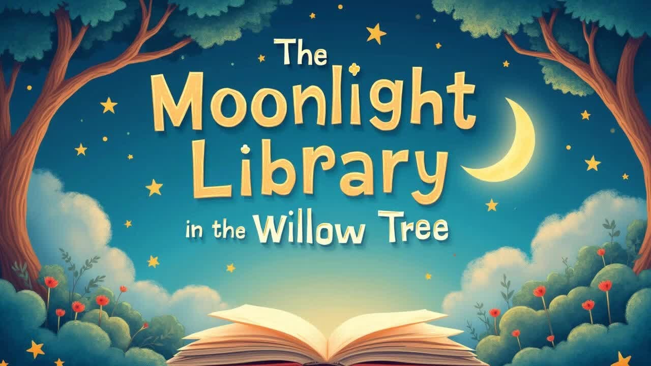 Explore the Moonlight Library in the Willow Tree – A Bedtime Story ...