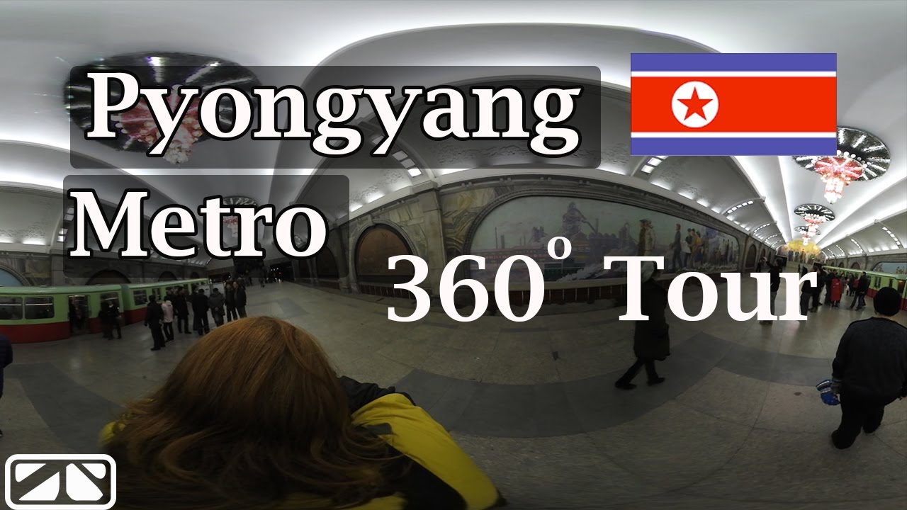 Pyongyang Metro 360 Virtual Tour - YouTube