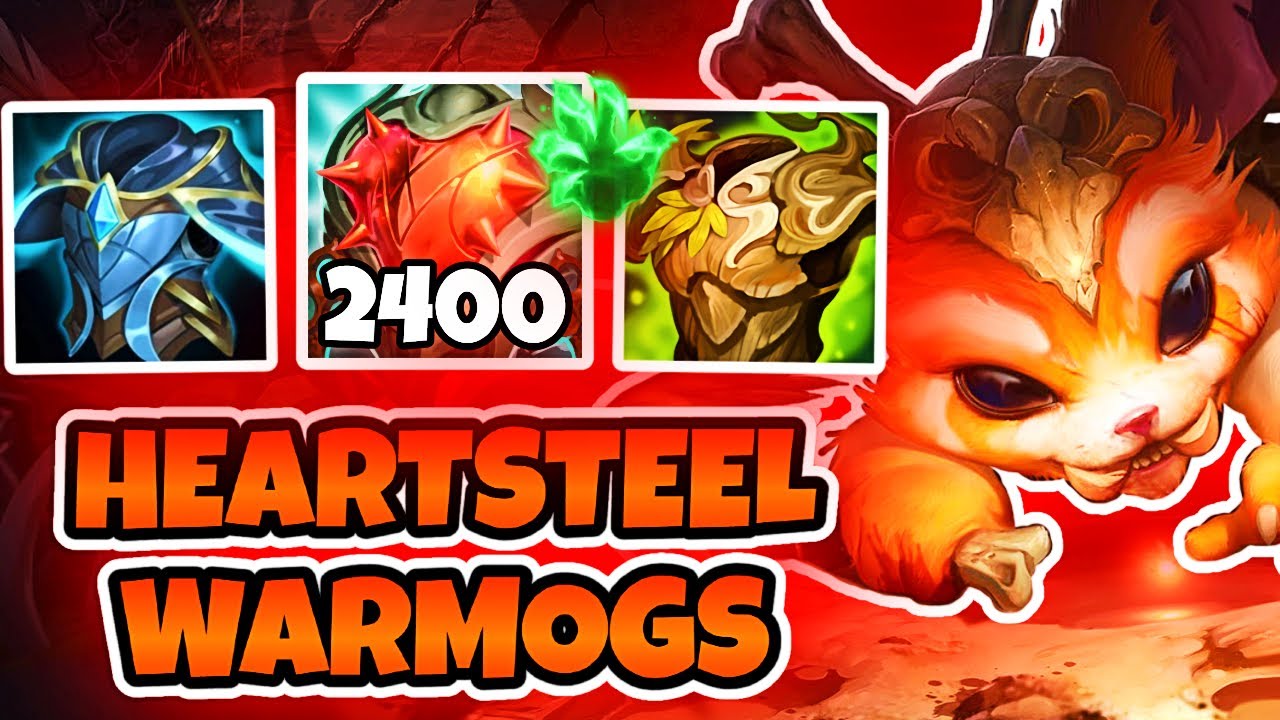 I AM THE HEARTSTEEL WARMOGS TANK GNAR KING!!! Season 14 Gnar Gameplay ...