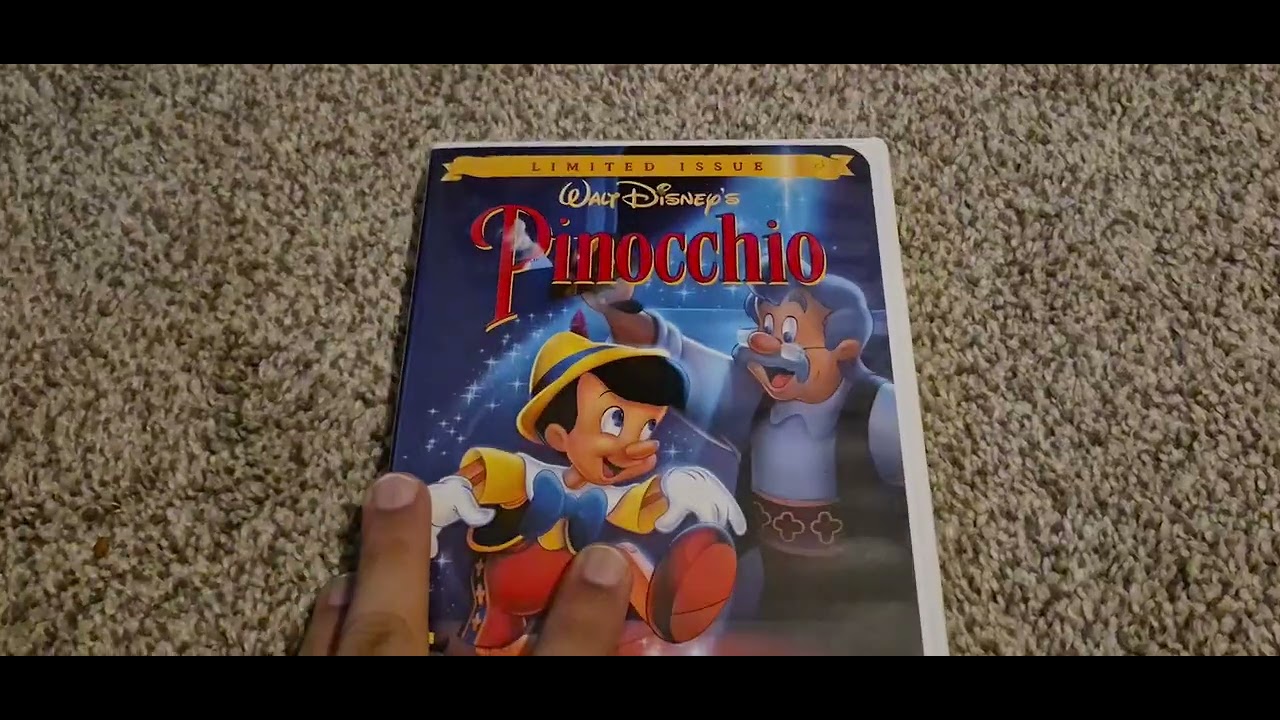 Pinocchio VHS Review - YouTube