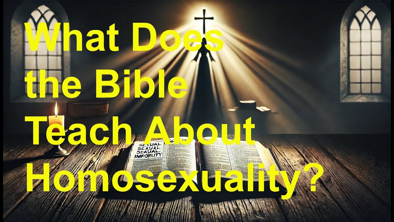 What Does the Bible Teach About Homosexuality? By Scott B. Rae - YouTube