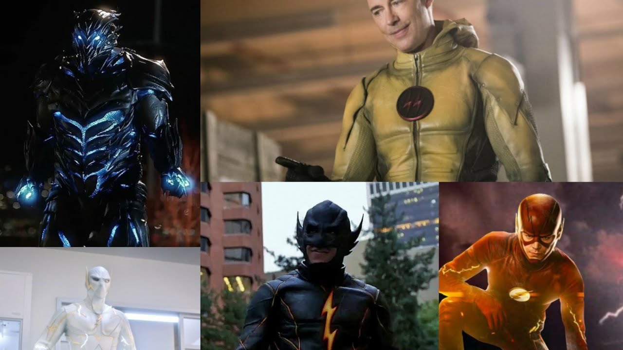 all the evil speedsters in the flash-THE CW(reverse flash,Savitar ...