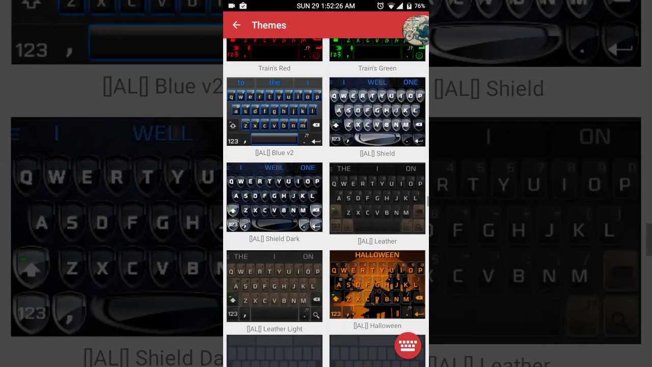 SwiftKey keyboard paid themes get free, and also many other themes ...