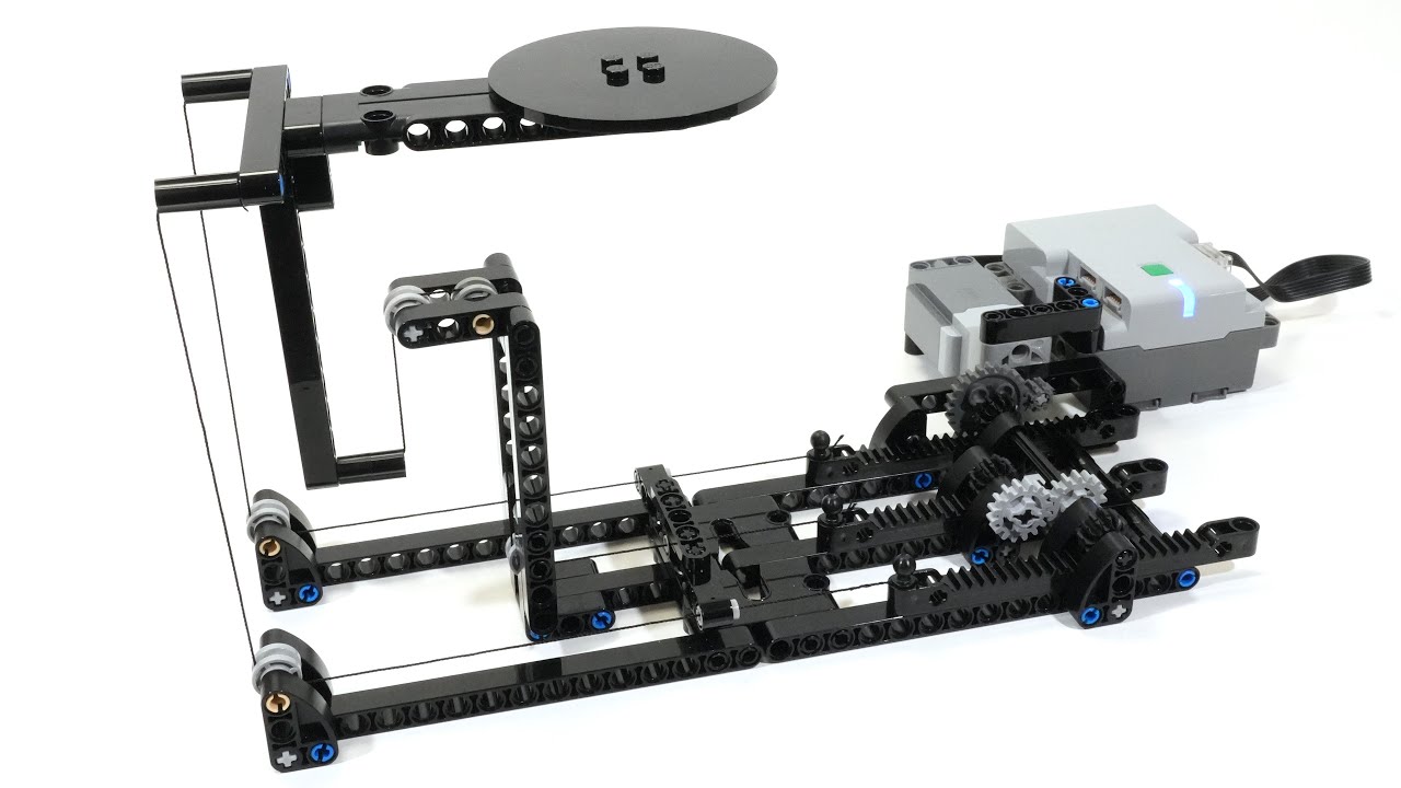 Tensegrity elevator : LEGO Technic - YouTube