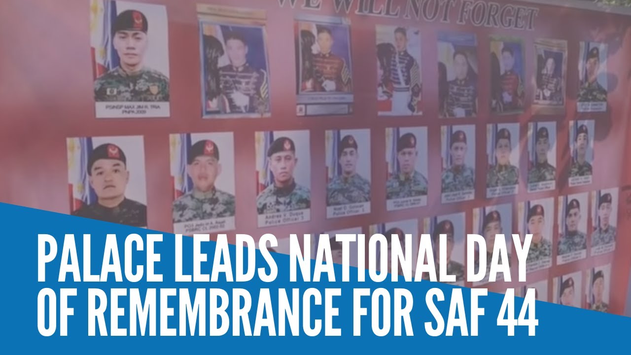 Palace leads National Day of Remembrance for SAF 44 - YouTube