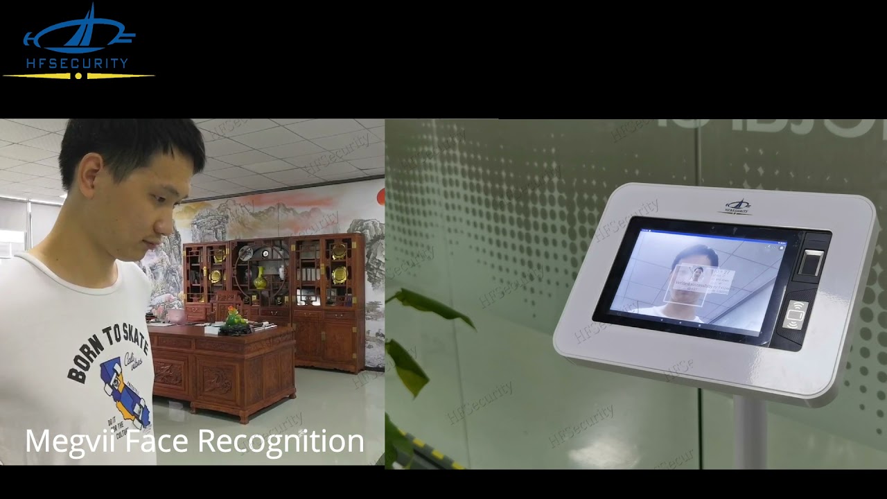 HFSecurity FP08 8 inch Biometric Tablet with Megvii Face Recognition ...