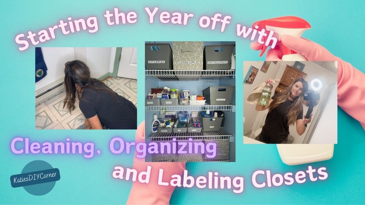 Motivational Clean with ME! 🧼Organizing, and Labeling! 🧹 - YouTube