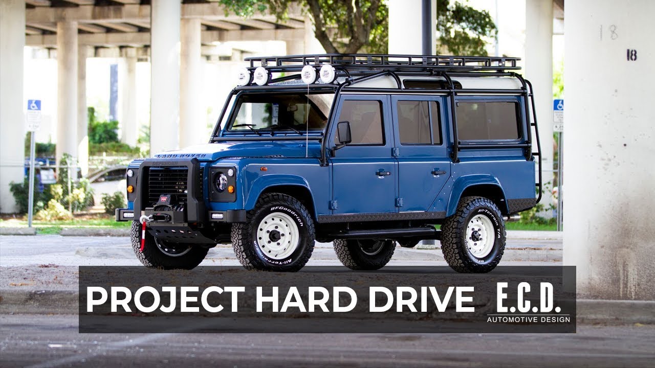 Project Hard Drive | Custom Defender 110 - YouTube
