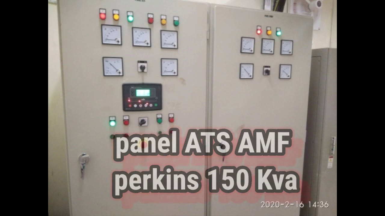Panel ATS AMF Genset dan panel hidrand - YouTube