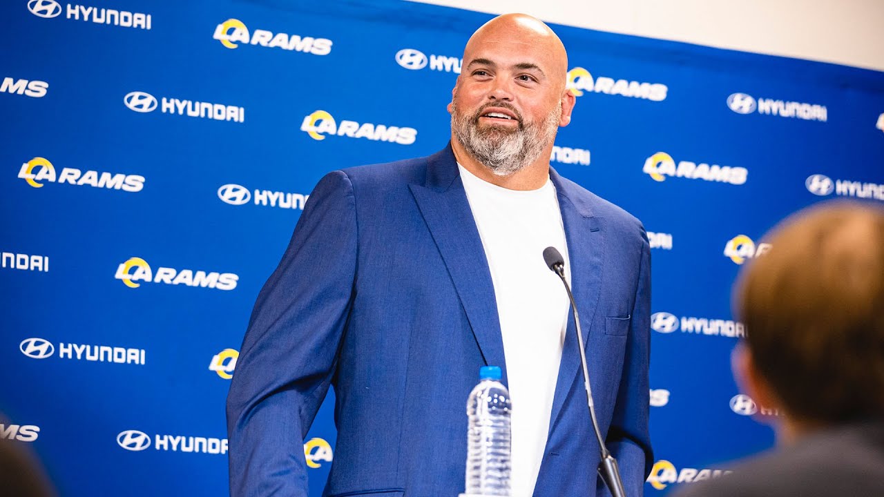 Andrew Whitworth Announces Retirement From NFL | Rams Press Conference ...