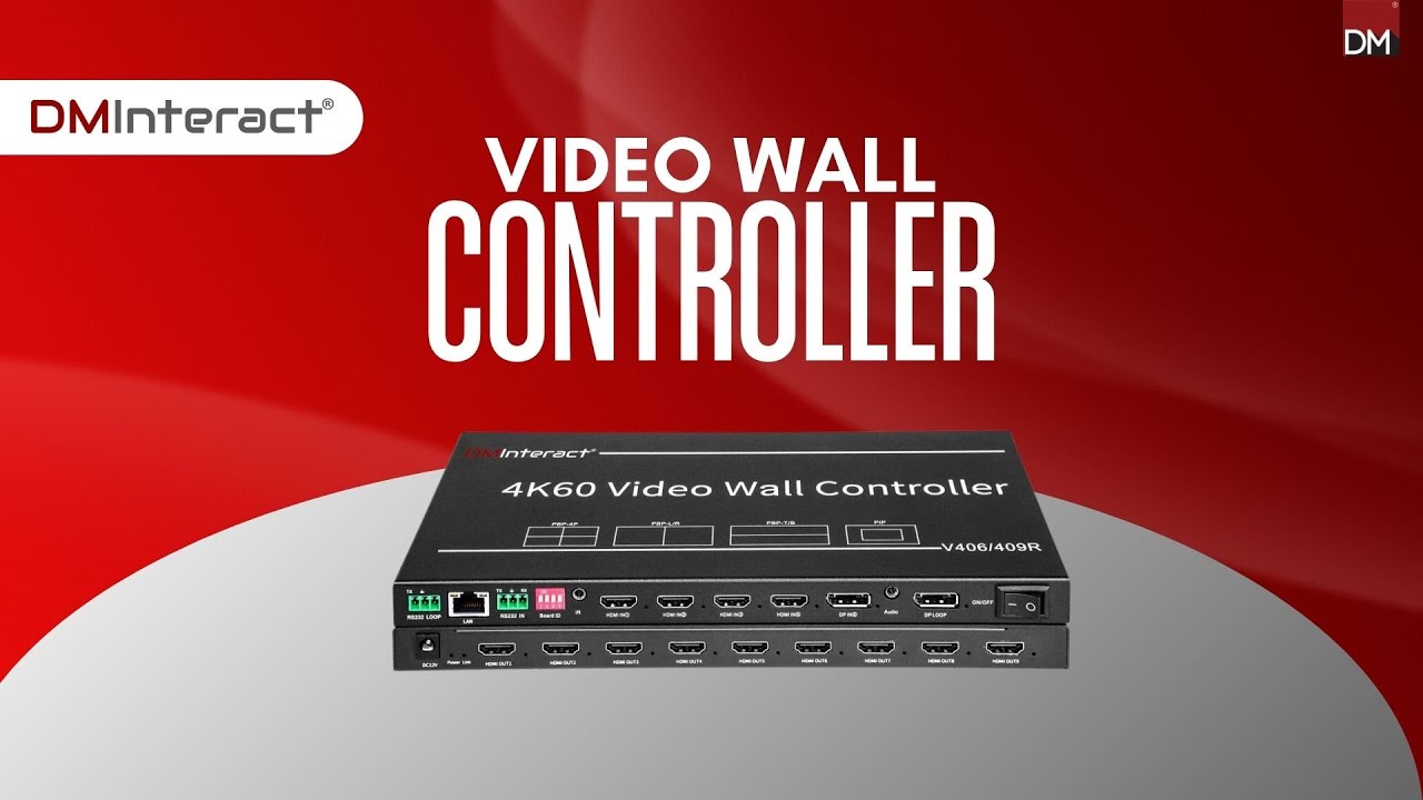 Ultimate Video Wall Controller: DMInteract 3x3 4K HDMI Matrix Switcher ...