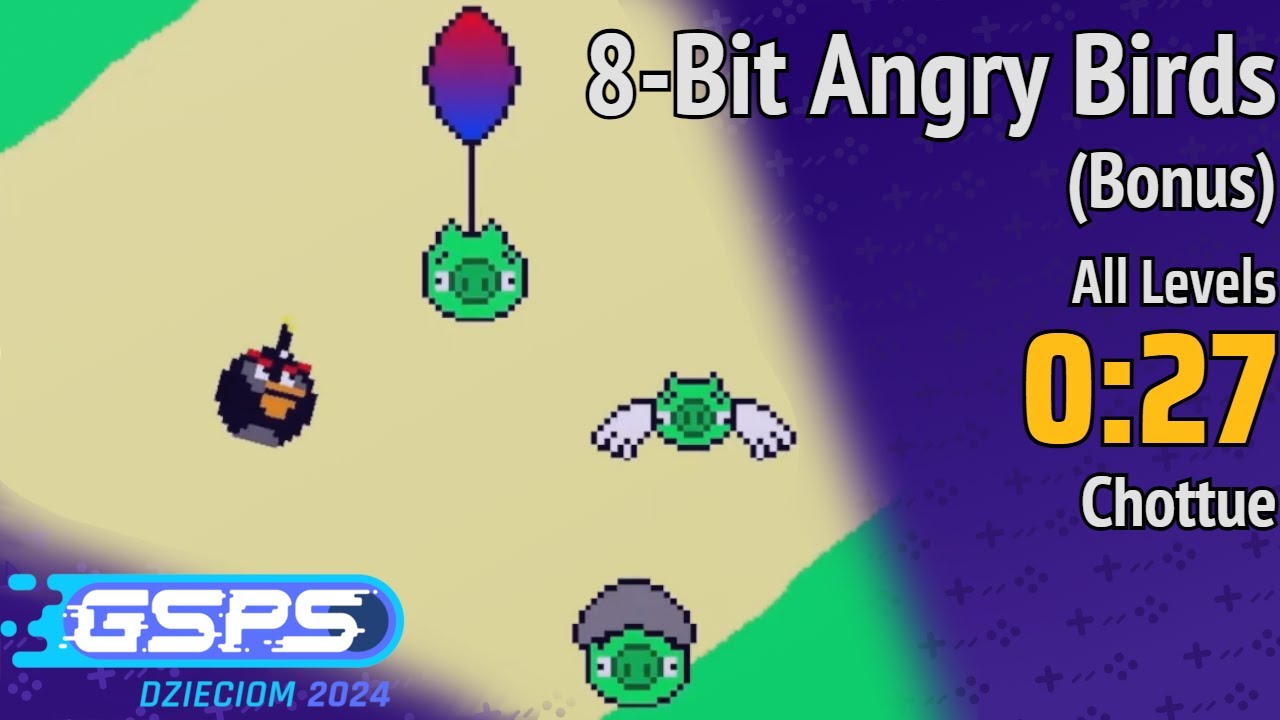 GSPS Dzieciom 2024 - 8-Bit Angry Birds (Bonus - 17 500zł) [All Levels ...