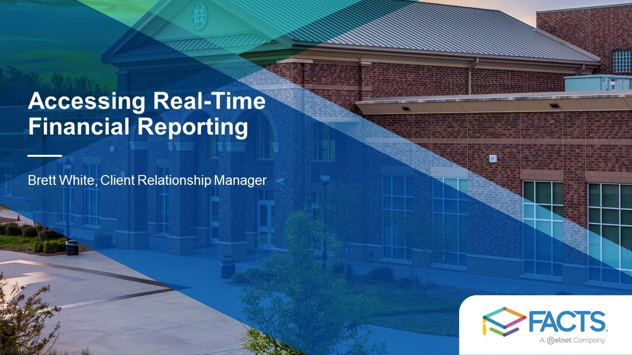 Accessing Real-Time Financial Reporting - YouTube