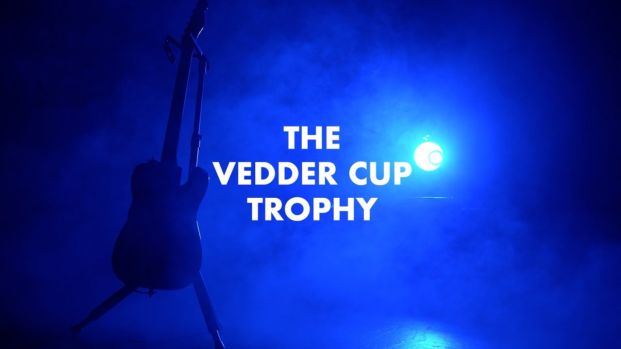 Presenting the Vedder Cup Trophy 🎸 - YouTube
