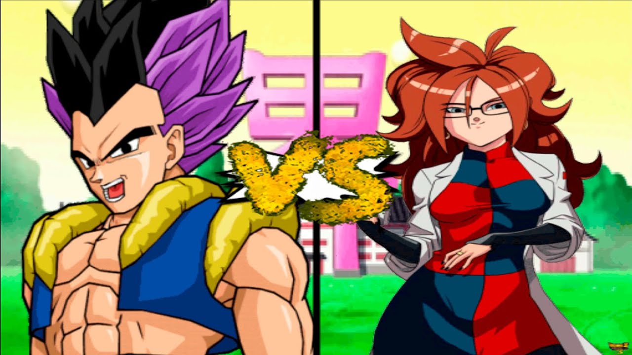 Gotenks (Adult) Vs Android 21 (DB Fighter Z) | DBZ: Budokai Tenkaichi 3 ...