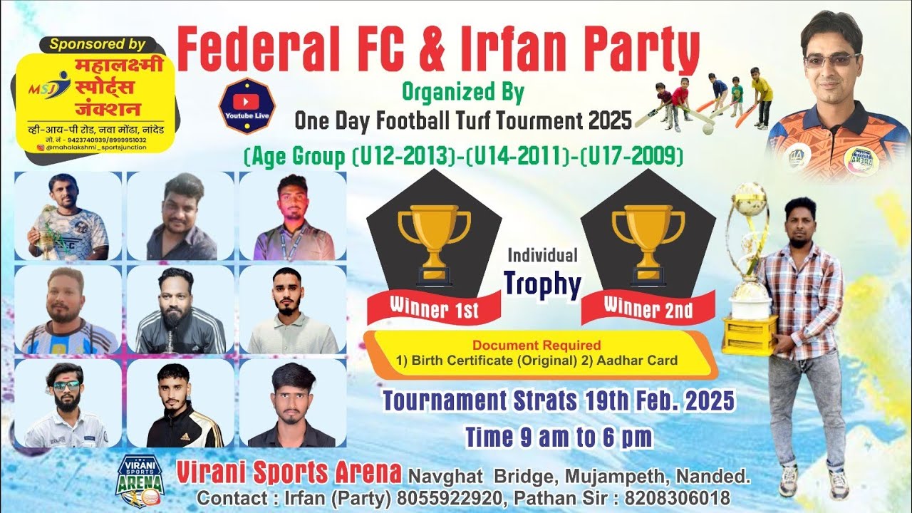 MATCH 14 | FEDERAL FC & IRFAN PARTY ONE DAY FOOTBALL TURF TOURNAMENT ...
