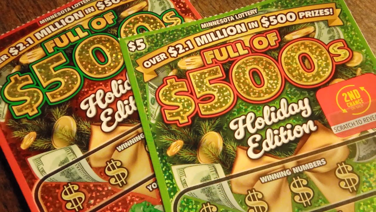 Full of 500s🎄Holiday Edition - $5 MN Lottery Scratchies - Winner ...