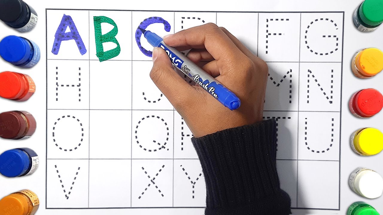 Learn abcd alphabets and numbers counting 123 | ABC video | Small ...