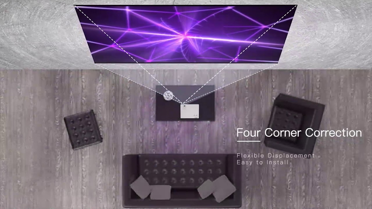 3700 Lumens Projector| Laser Light Source| Projector for Classroom and ...