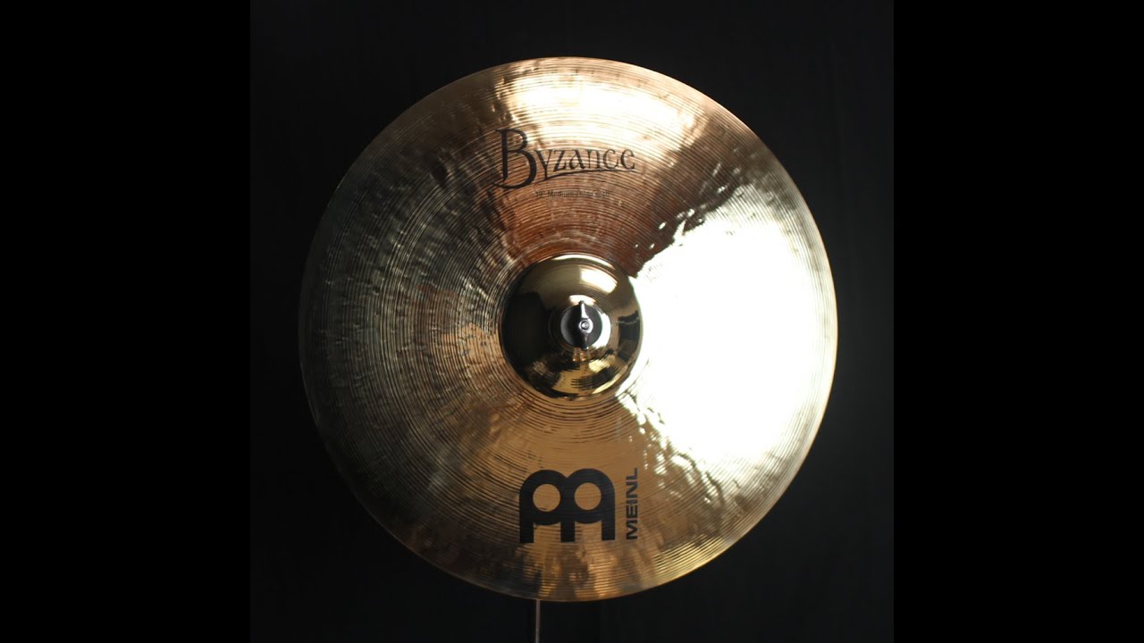 Meinl 19" Byzance Brilliant Medium Thin Crash - 1654g - YouTube