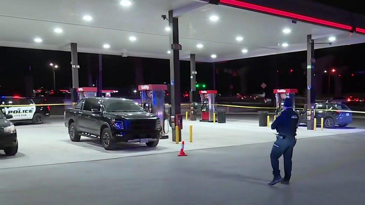 Man shot outside gas station on Northeast Side, police say - YouTube