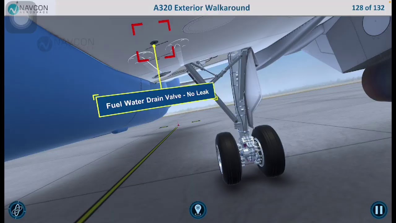 Aircraft Walk-around check A230 (Full Parts) - YouTube