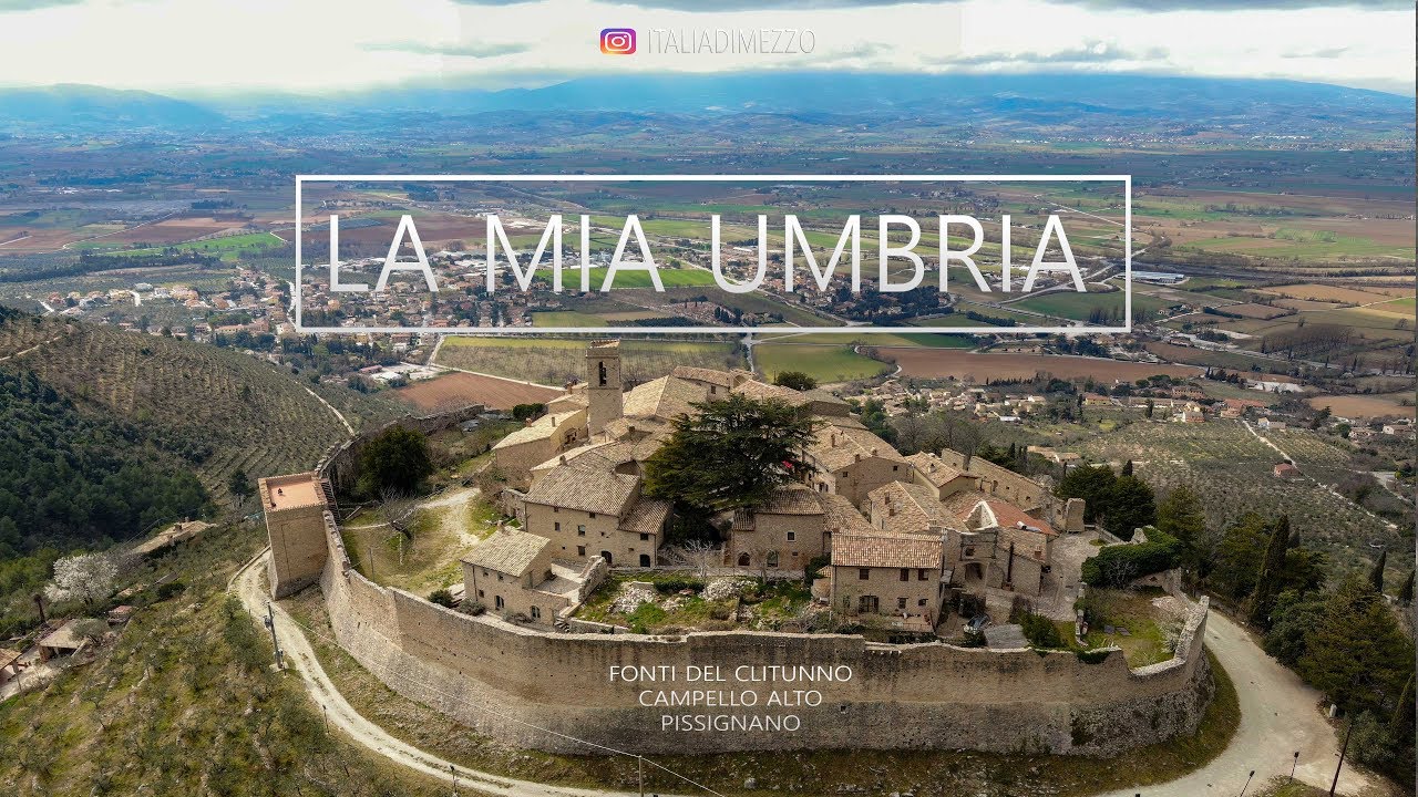 LA MIA UMBRIA 4K - Drone & GoPro #italiadimezzo - Fonti del Clitunno - Campello Alto ...