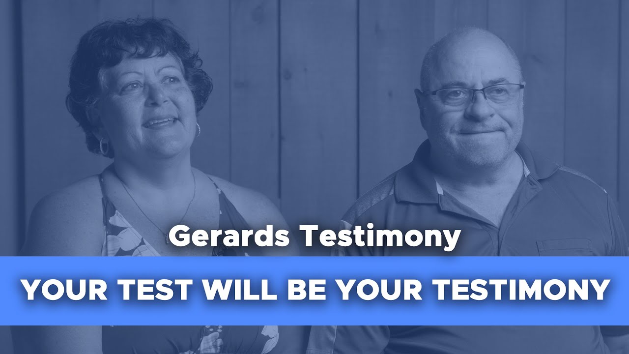 Gerard - Your Test Will Be Your Testimony - YouTube