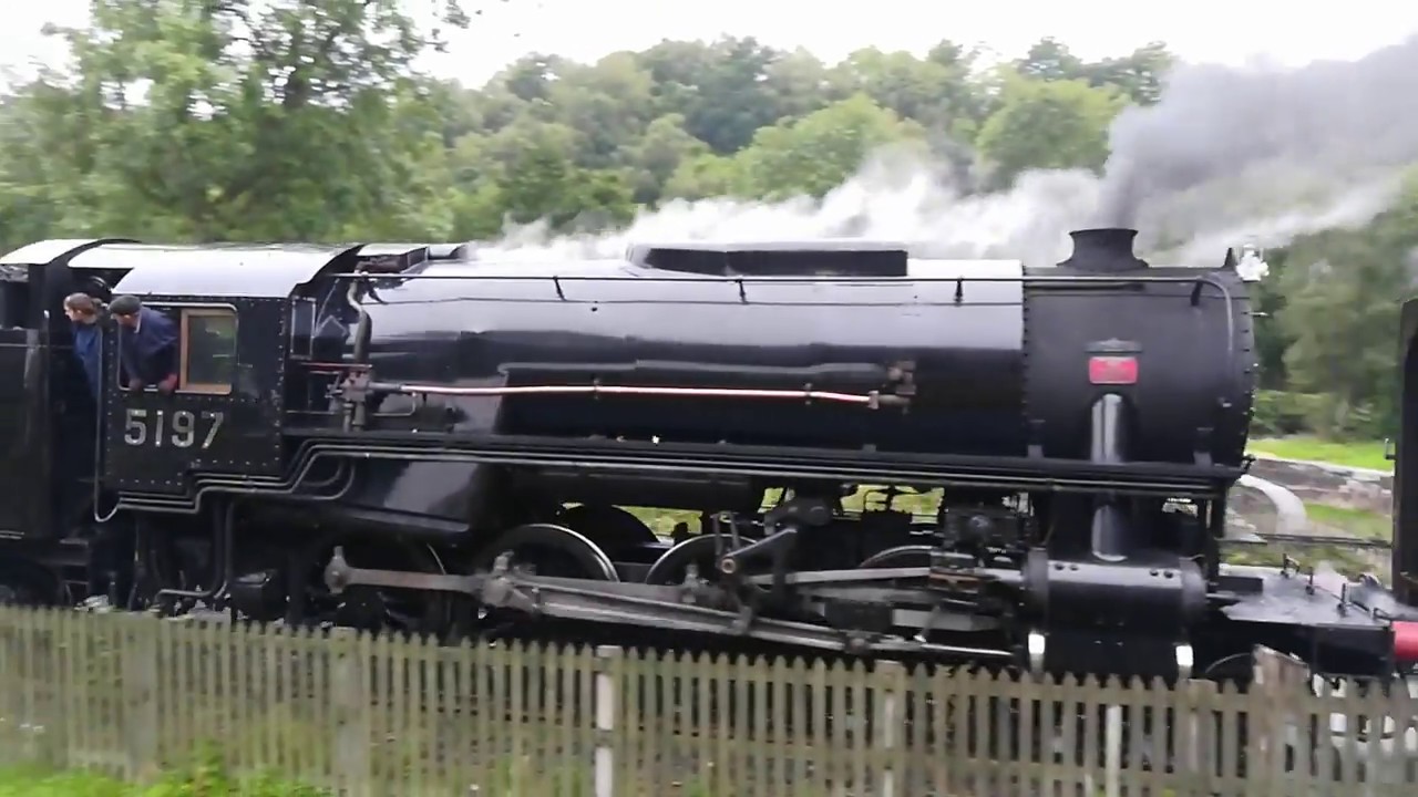 Watching trains in the rain at the Black Lion, Consall Forge, Part 1 ...