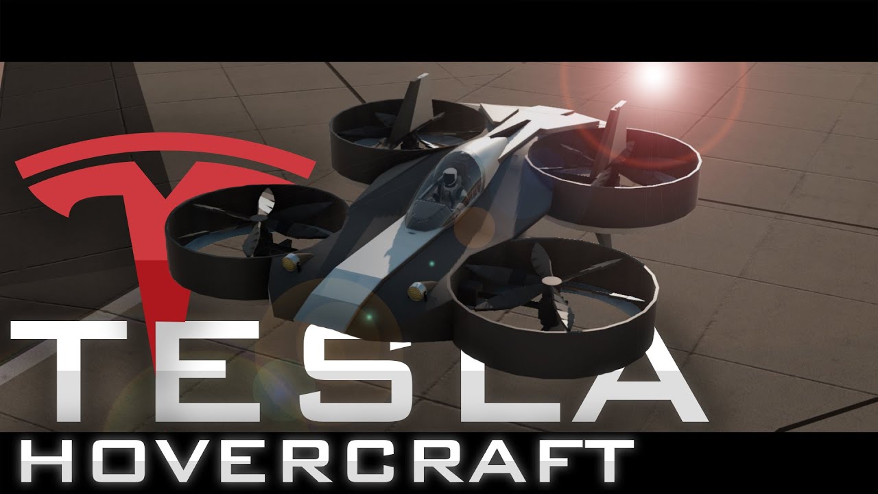 SimpleRockets2- Craft showcase #1 Tesla Hovercraft - YouTube