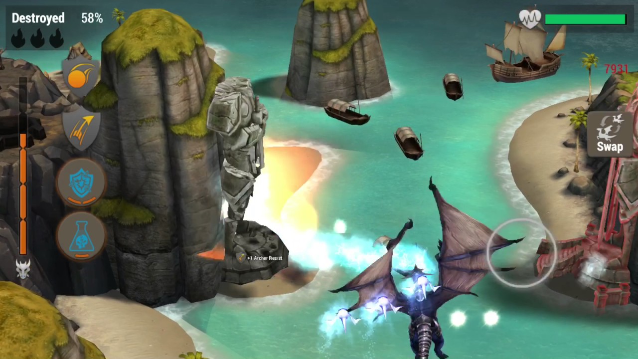 Amarok Explosive Shield - After Update - War Dragons - YouTube