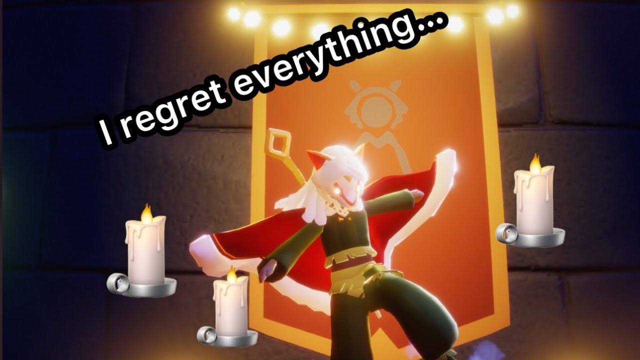 Took me 15 months to get 1600 candles and took me 15 seconds to lose it ...