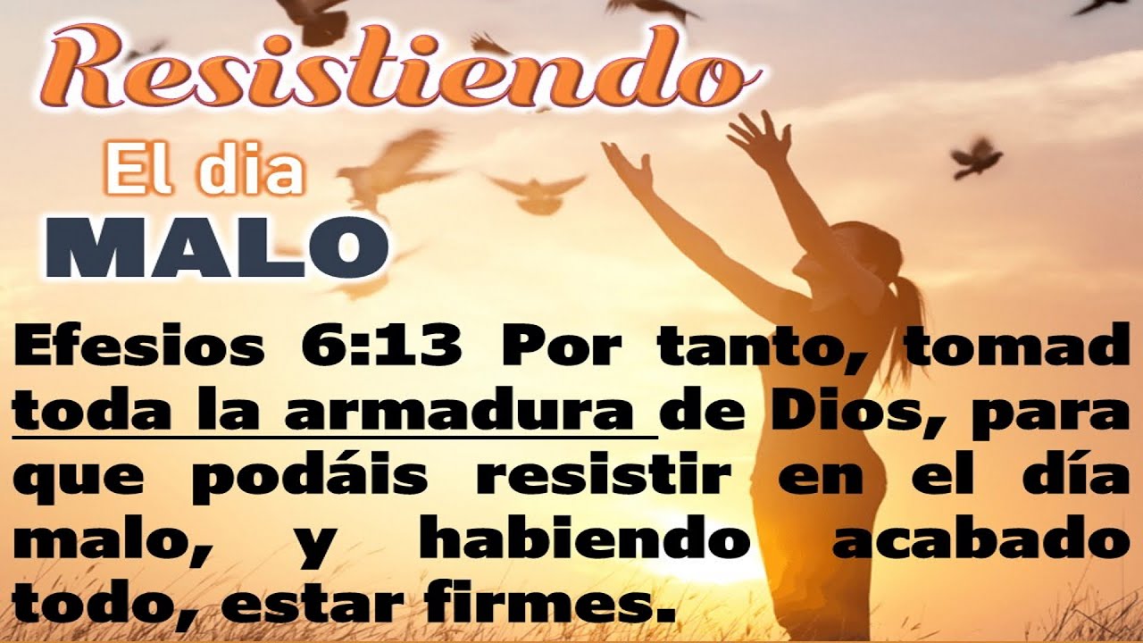 Bienvenidos a nuestra Reunión Dominical "Resistiendo el día malo ...