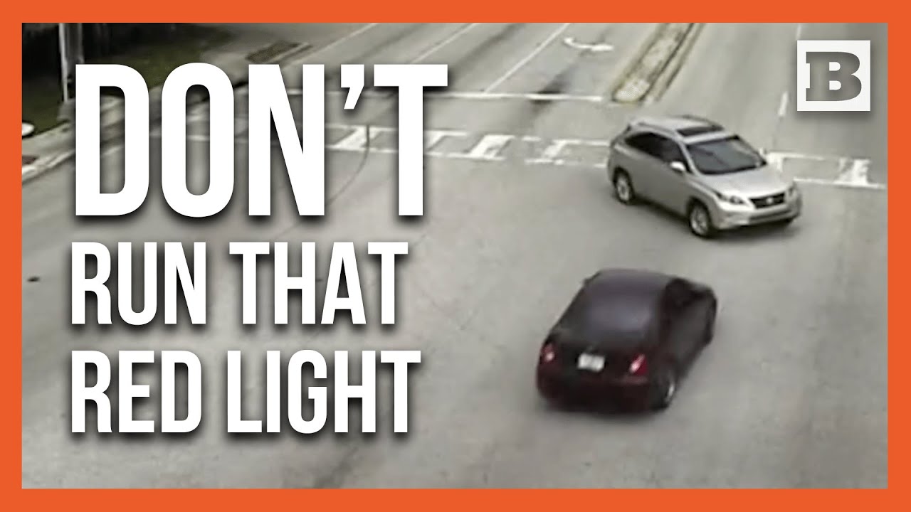 Car Flips in Intersection Collision: Drivers Collide After Both Running ...