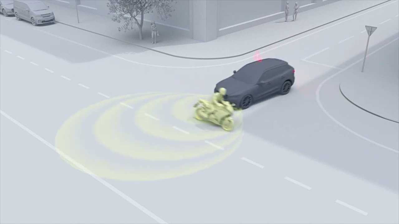 AEB car-to-motorcycle - YouTube