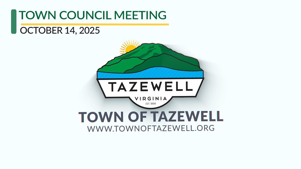 Town of Tazewell Town Council Meeting October 14, 2025 - YouTube