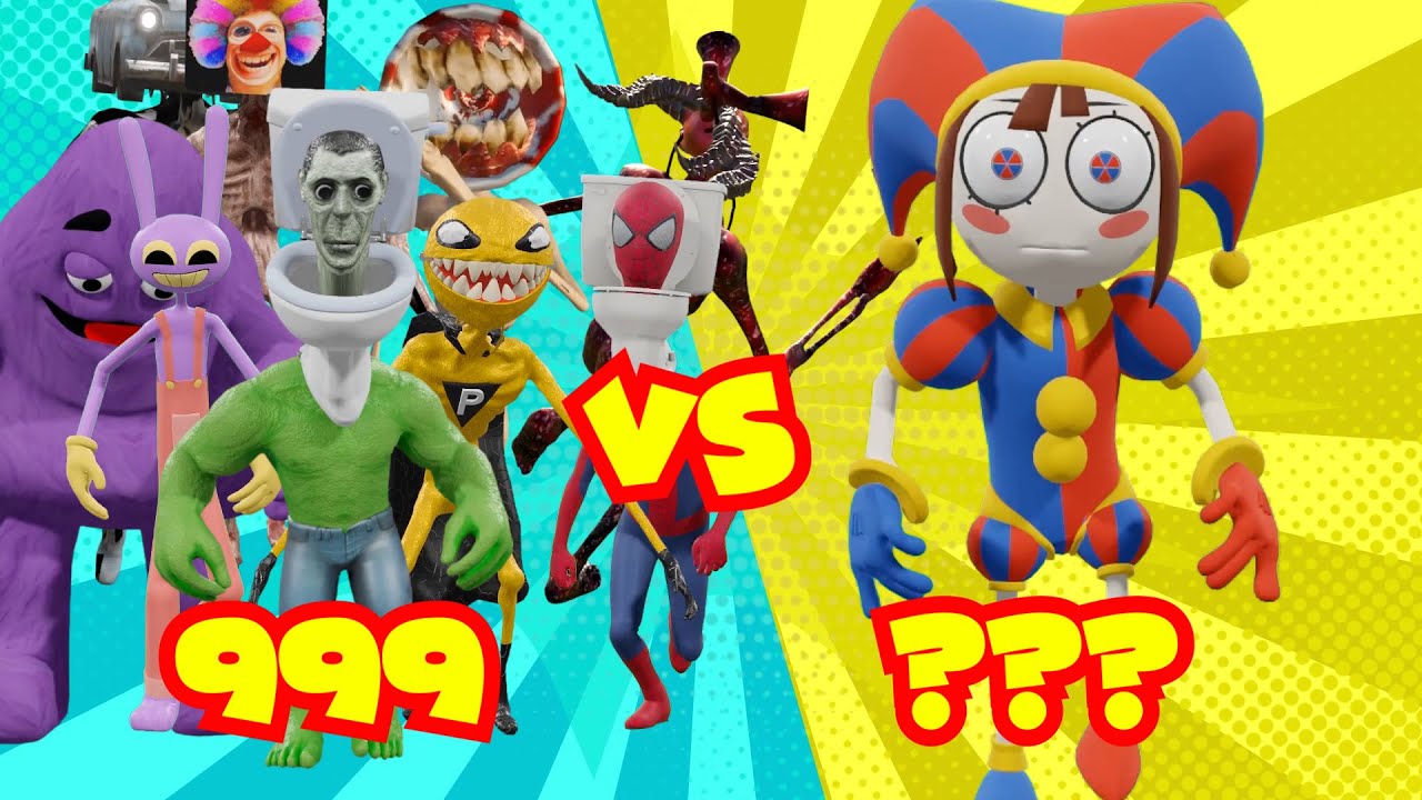 TEAM Siren Head, Light Head & Traffic Head VS TEAM LONG NECK Siren Head ...