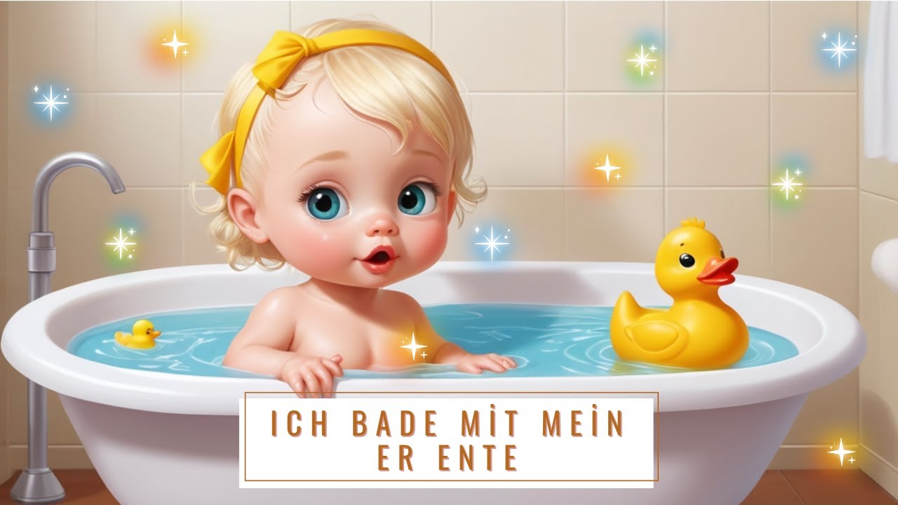 Ich bade mit meiner Ente/Kindergeschichten #kinder #spaß #spielzeug # ...