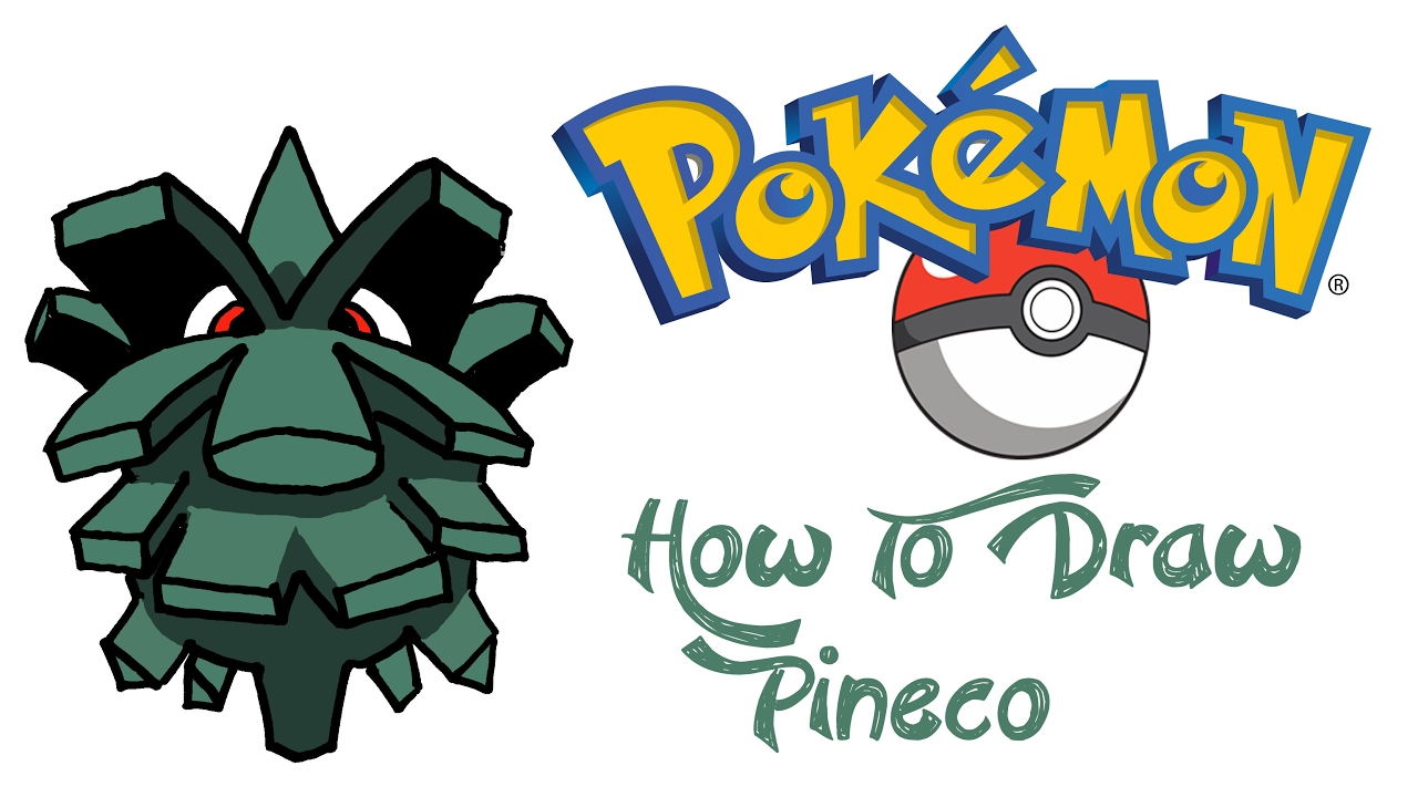How To Draw Pineco (POKEMON) - YouTube